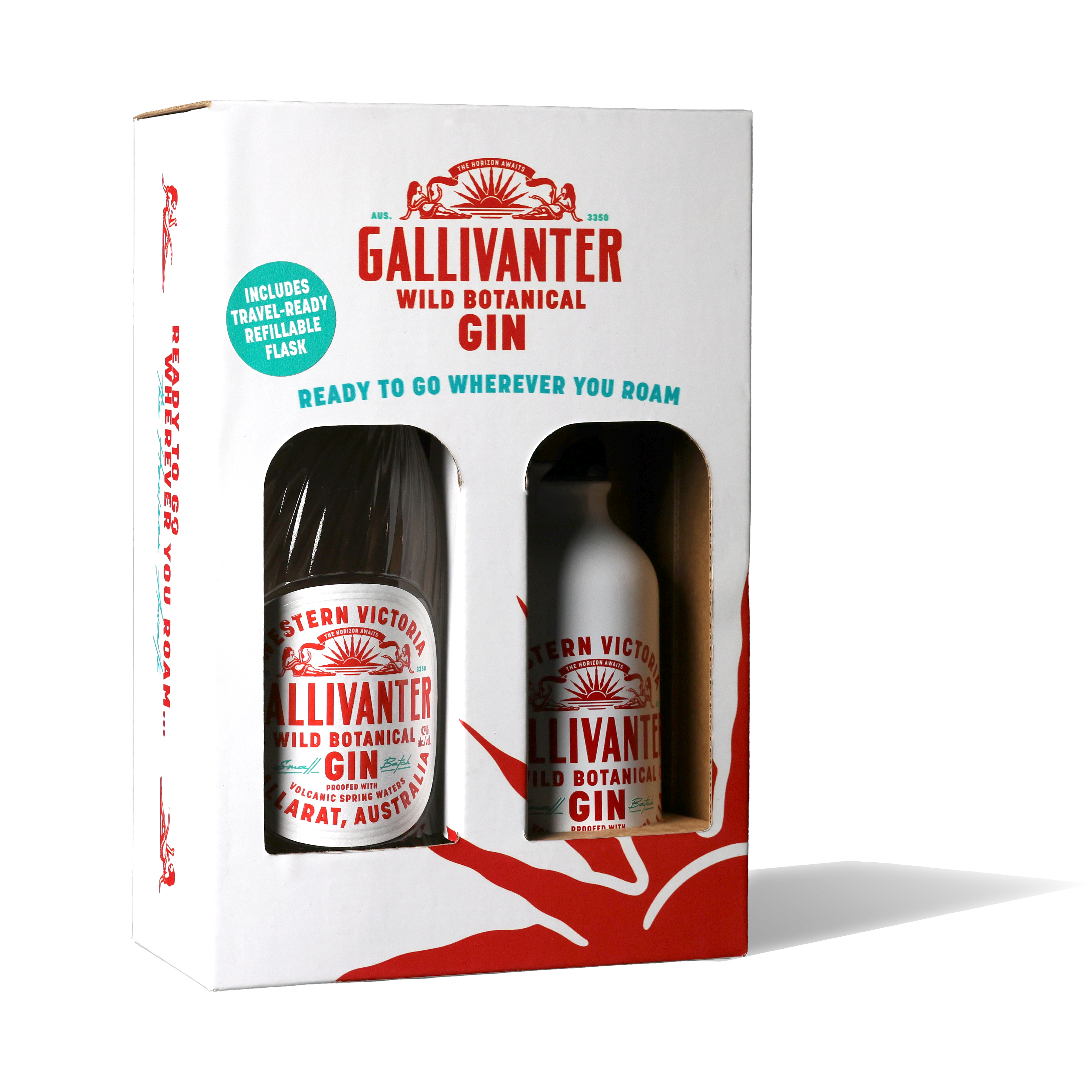 GALLIVANTER GIN 700mL & GALLIVANTER GIN TRAVEL FLASK 375mL – Itinerant ...